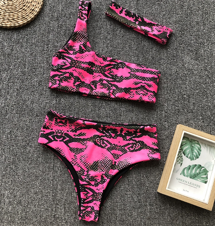 Blast Women's Paraphernalia Swimsuit Single Shoulder Serpent Line ...