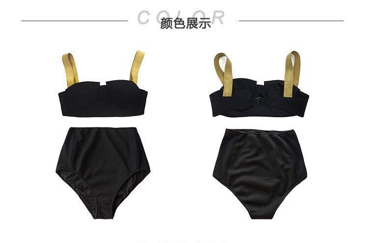 Fashionable And Sexy Triangle Split Women's Steel Support Swimsuit on ...