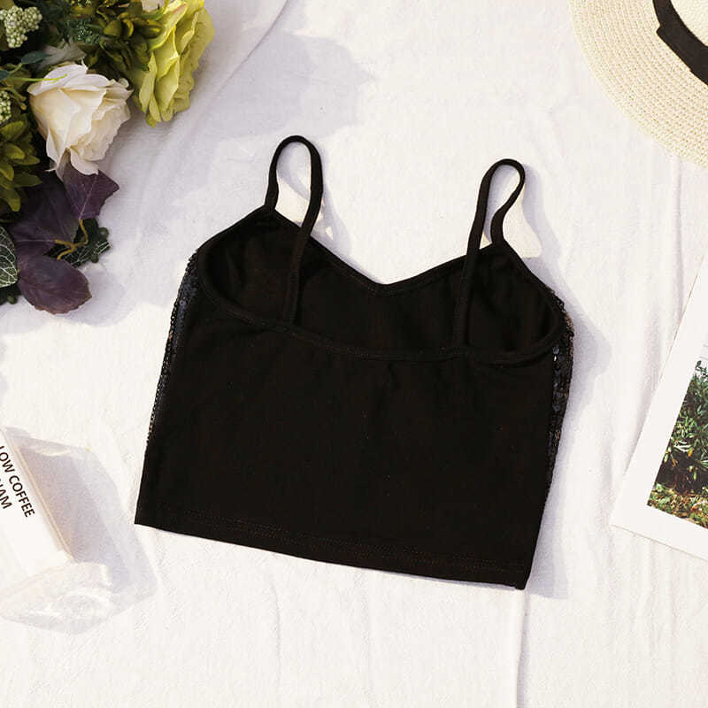 The Outer Wear Palm Embroidered Sequined Sling Bottoming And Inner Vest ...