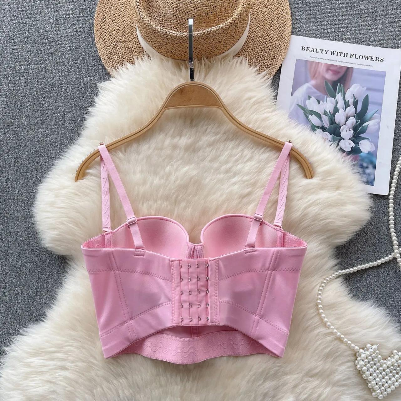 Sparkling Beaded Corset With Adjustable Straps Collection on Luulla