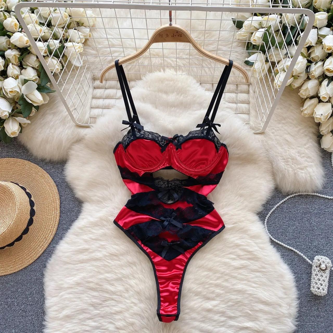 lace teddy set