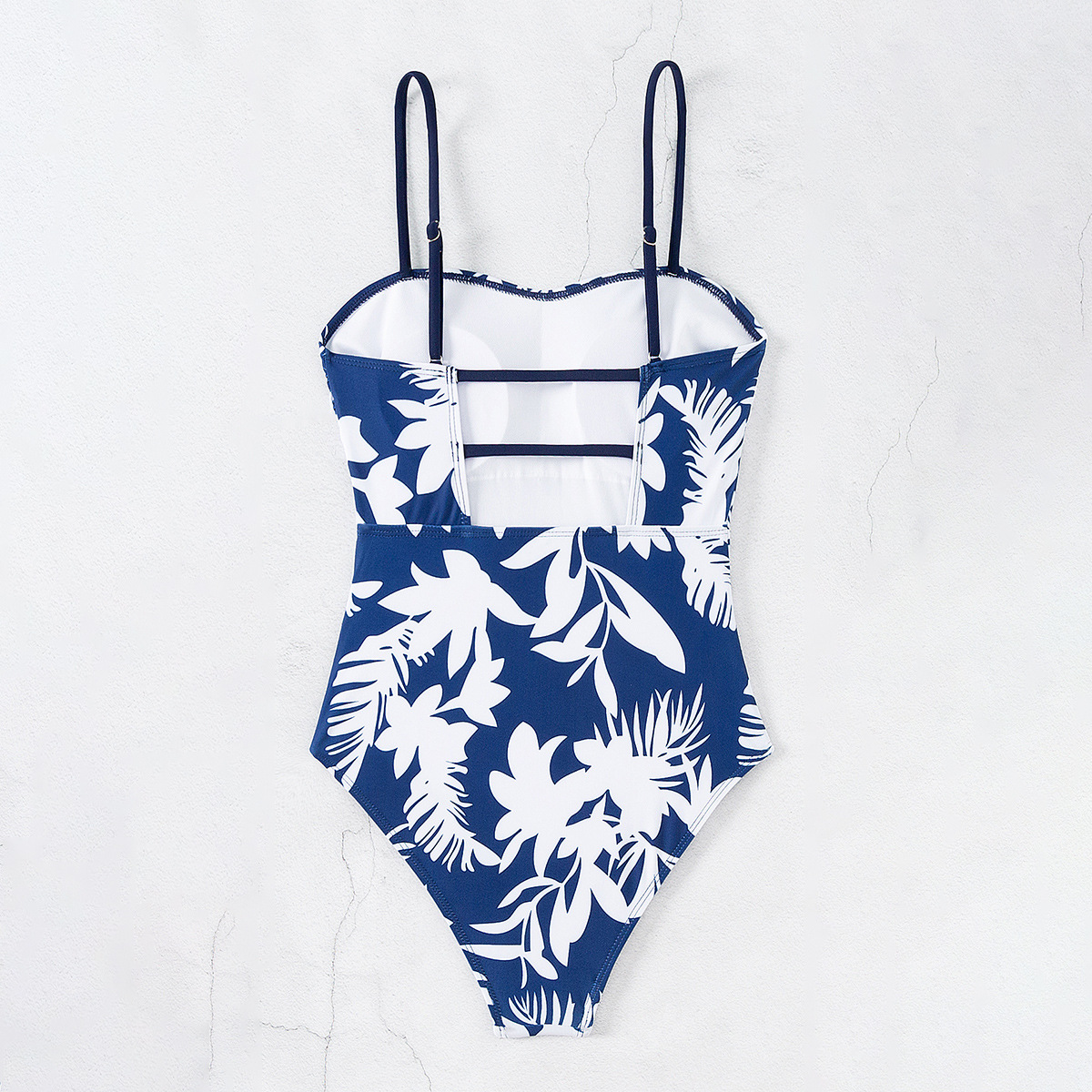 One Piece Swimsuit For Women With Slim Shoulder Straps Slim Fit And ...