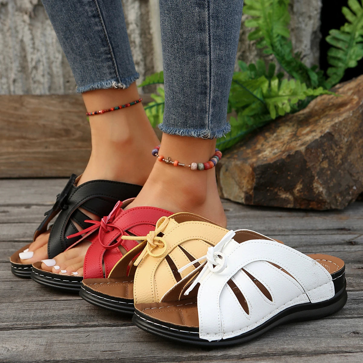 Womens Comfortable Slip-on Summer Sandals Collection on Luulla