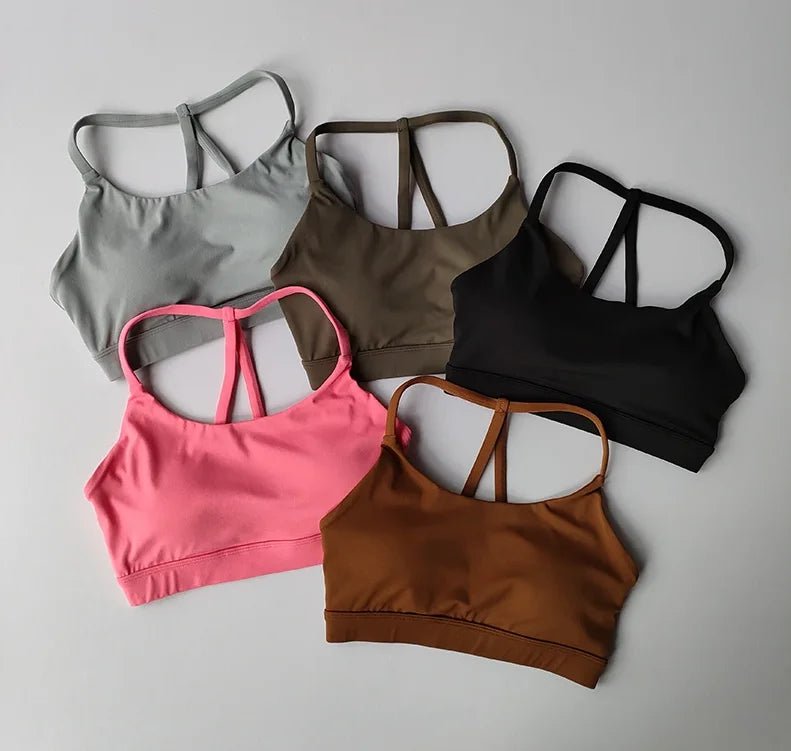 Womens Seamless Cross-back Sports Bra Collection on Luulla