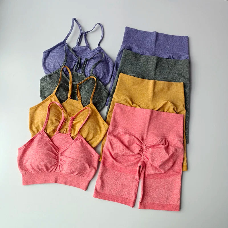 Seamless Workout Set Sports Bra And Leggings on Luulla