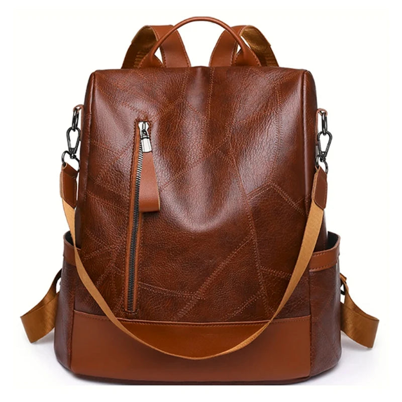 Genuine Leather Vintage Style Backpack For Men on Luulla