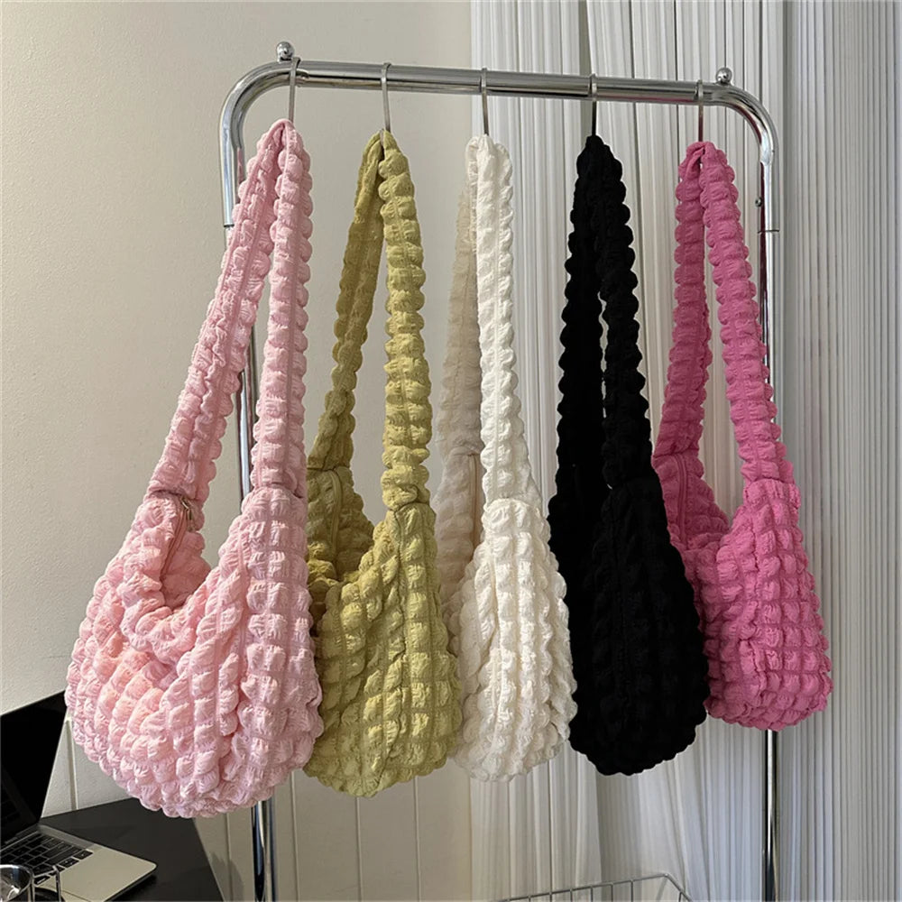 Handmade Knitted Textured Shoulder Bags Collection on Luulla